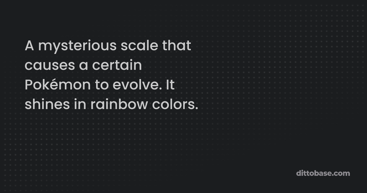 Prism Scale | Dittobase