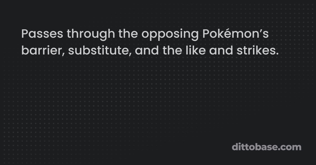 infiltrator substitute