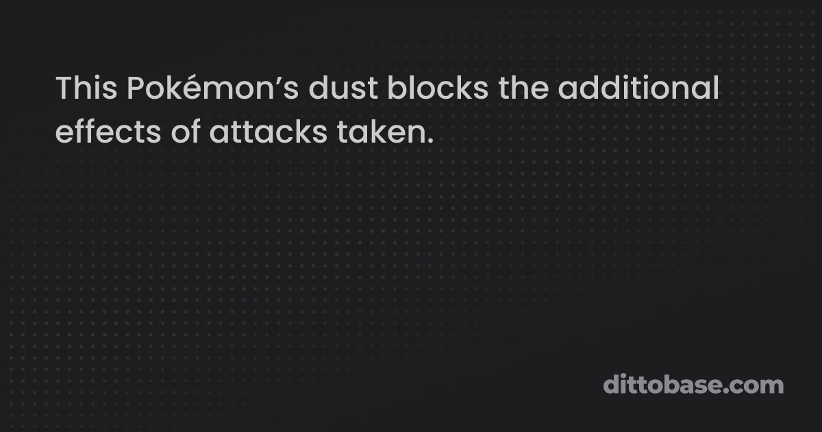 Shield Dust | Dittobase