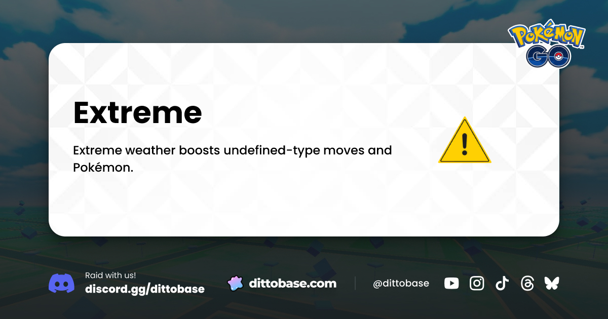 Extreme | Dittobase