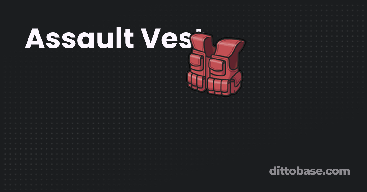 Assault Vest | Pokémon Item | Dittobase