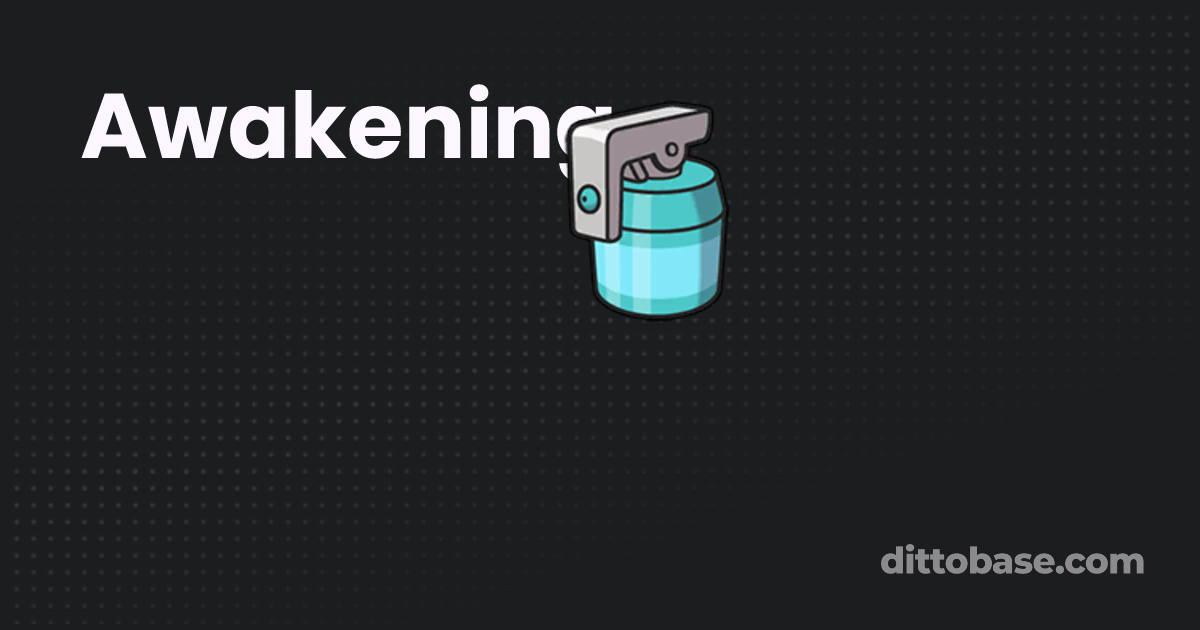 Awakening | Pokémon Item | Dittobase