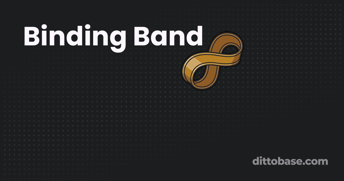 Binding Band | Pokémon Item | Dittobase