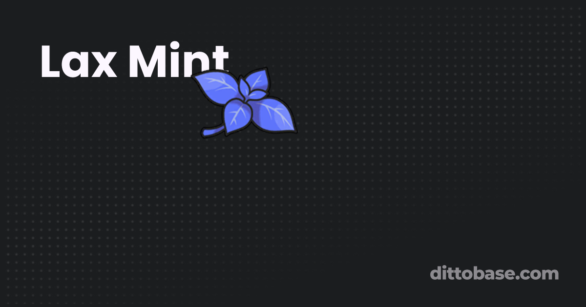 Lax Mint | Pokémon Item | Dittobase