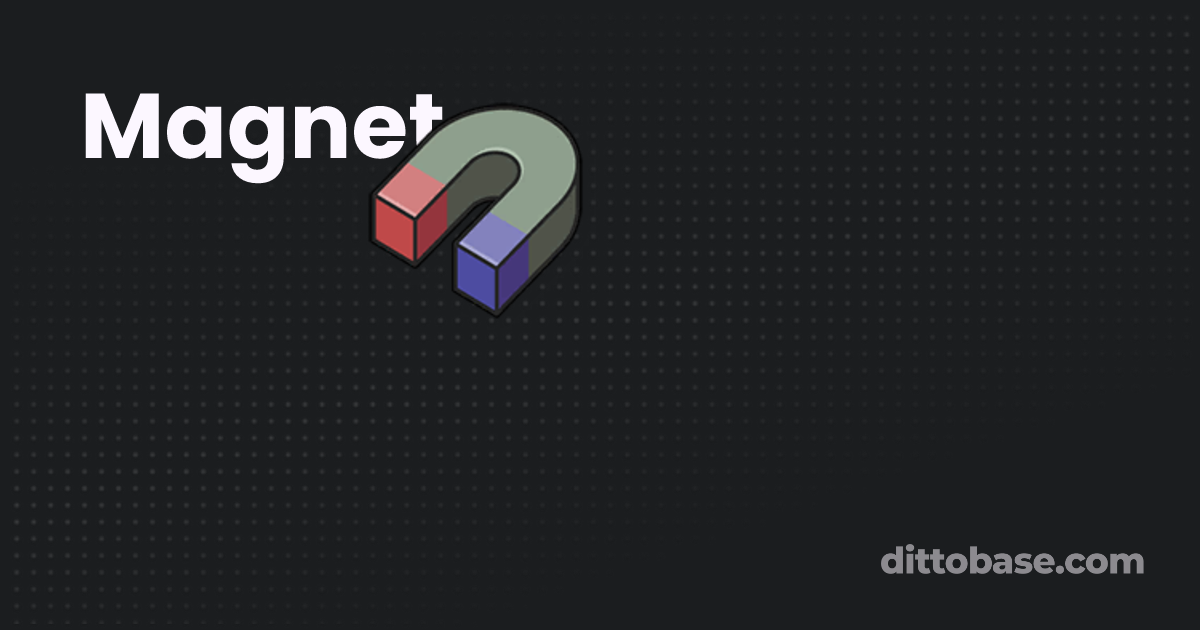 Magnet | Pokémon Item | Dittobase