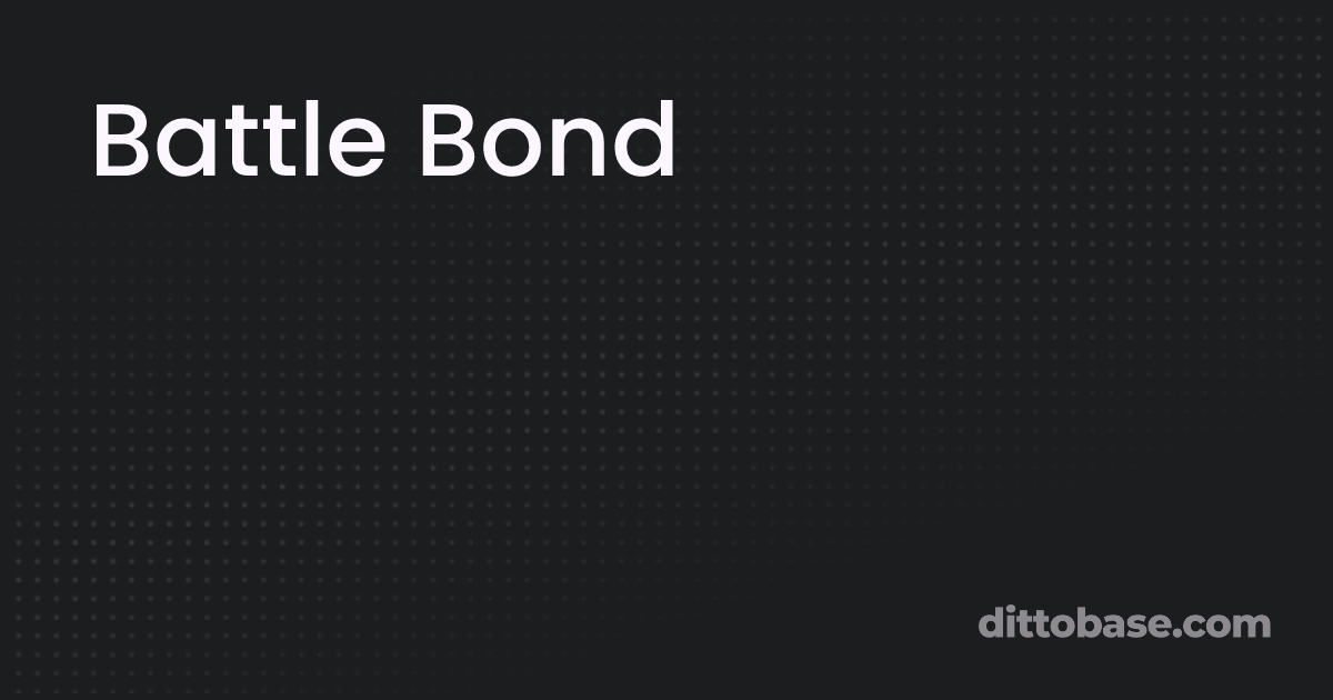 Battle Bond | Pokémon Ability | Dittobase