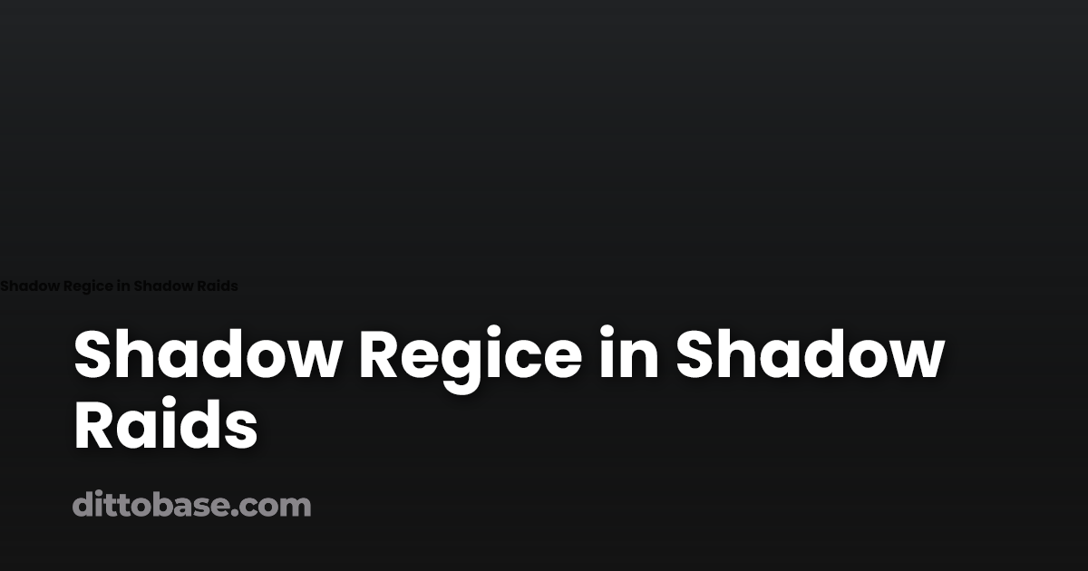 Shadow Regice in Shadow Raids | Dittobase