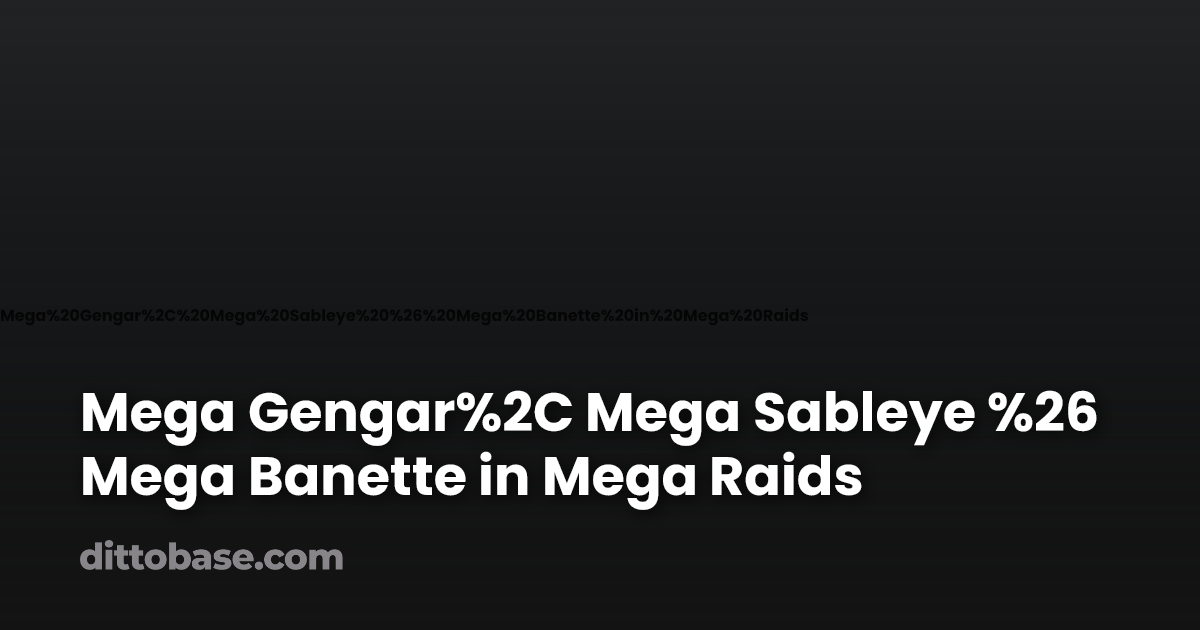 shiny mega sableye odds