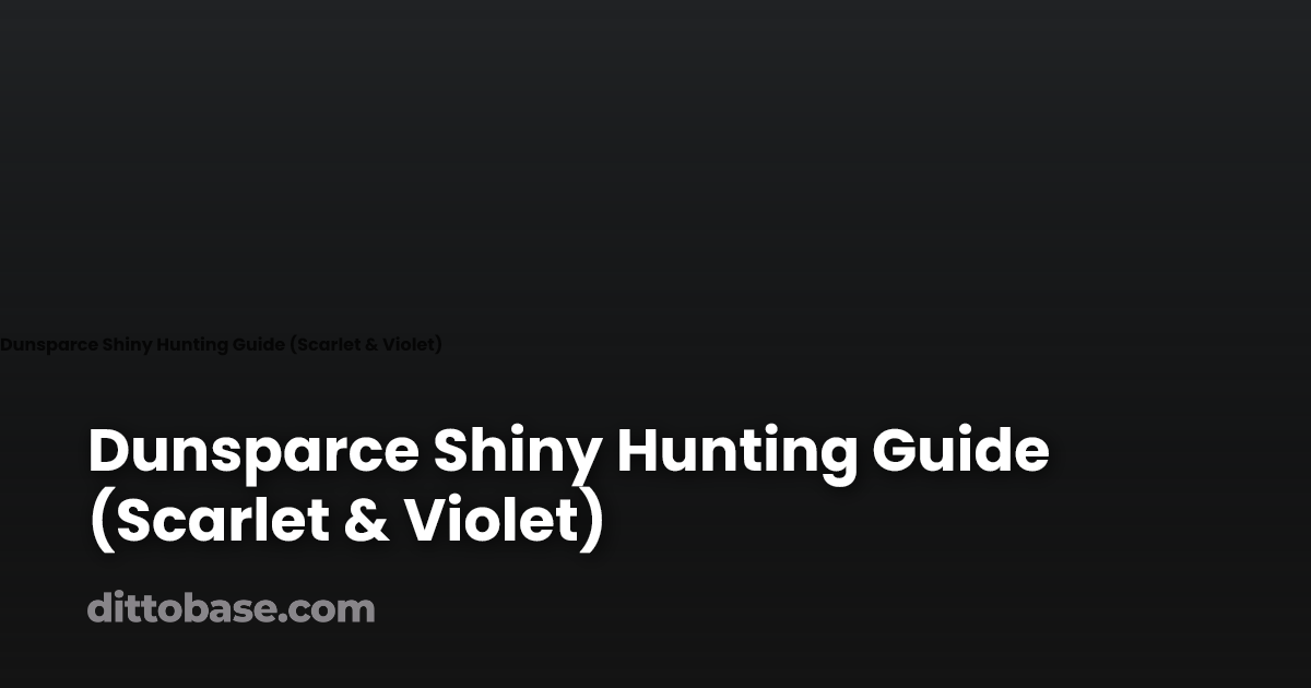 dunsparce shiny
