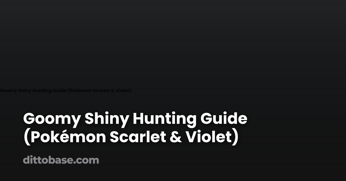 goomy evolution shiny