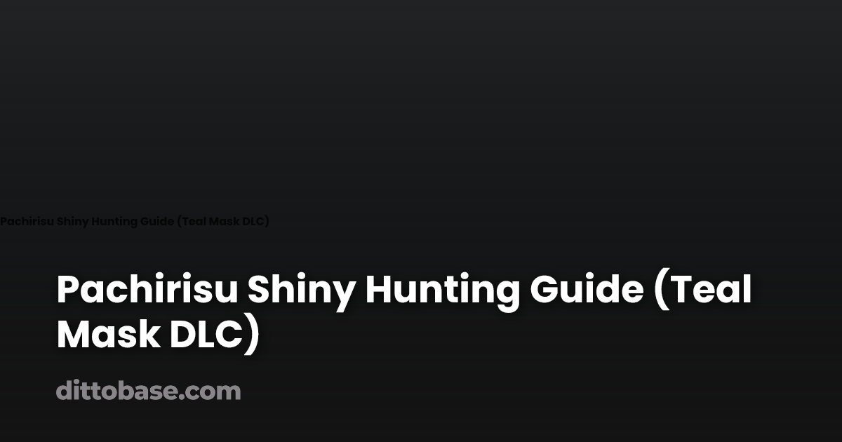 pachirisu evolution scarlet