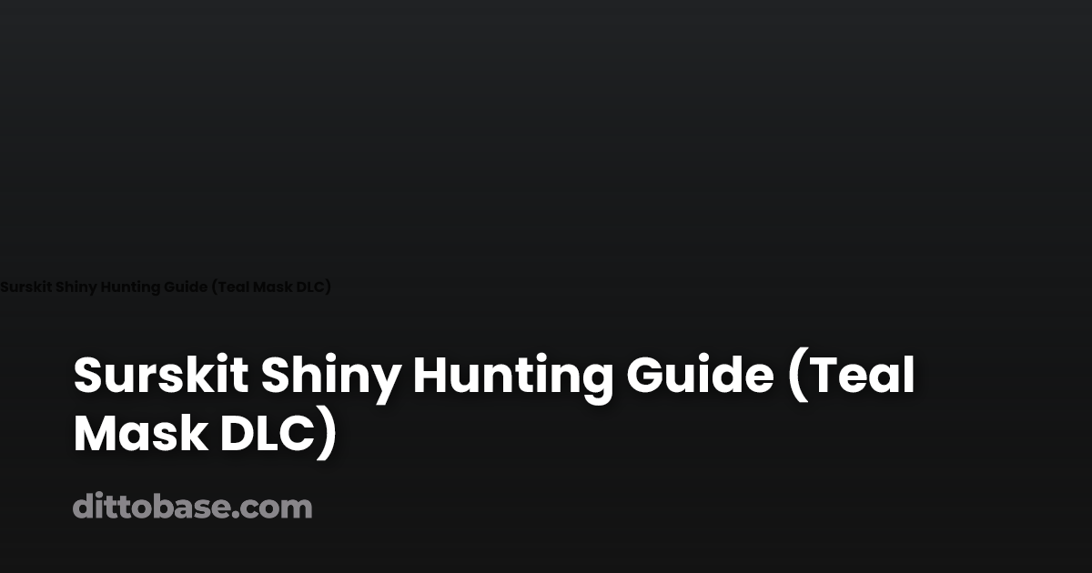 surskit evolution level scarlet