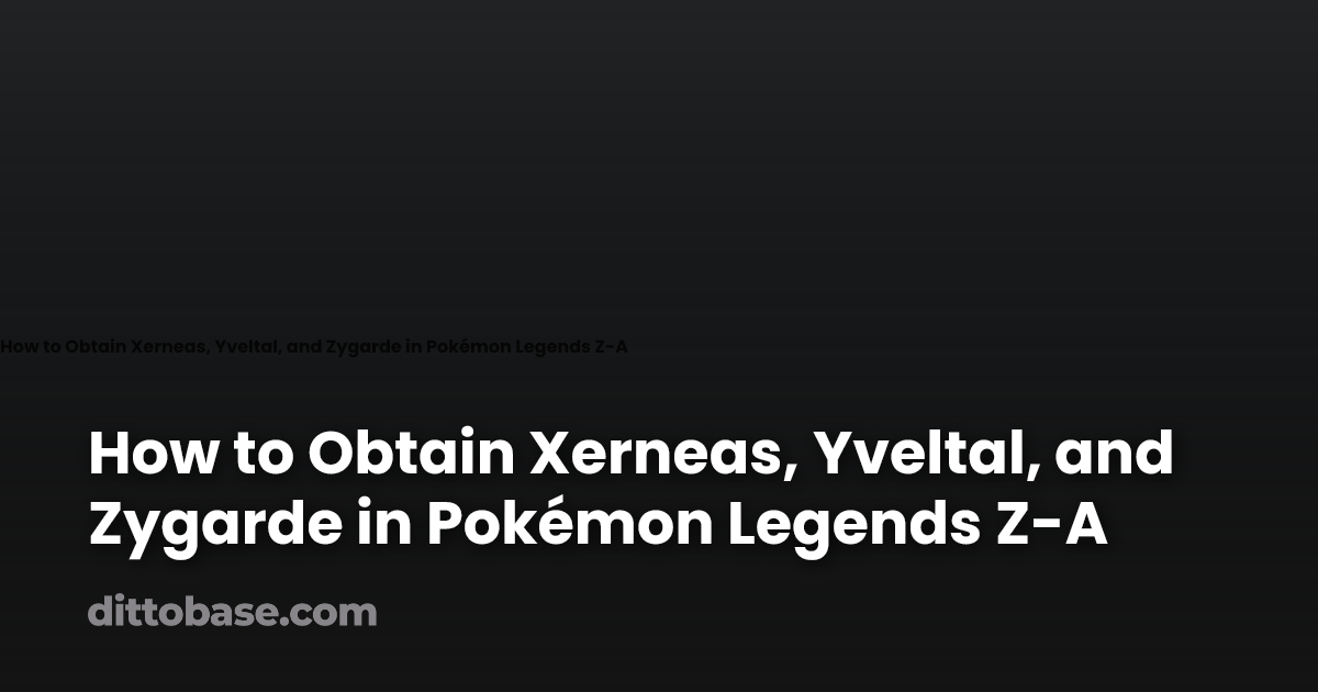 xerneas yveltal zygarde zeraora